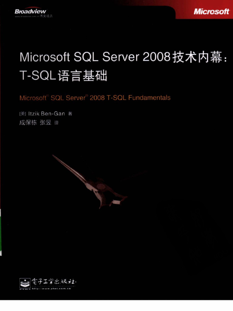 MICROSOFT SQL SERVER 2008技术内幕：T-SQL语言基础 | PDF