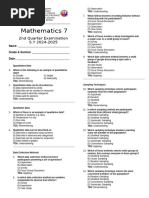 Statistics Test Questions With Answer Key | PDF | Statistics ...