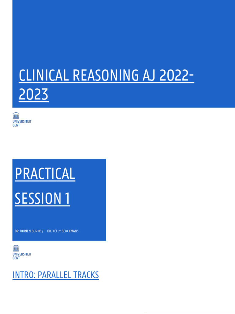 Clinical Reasoning Practical Course Upper Limb Case 1 and 2 | PDF | Shoulder | Anatomical Terms ...