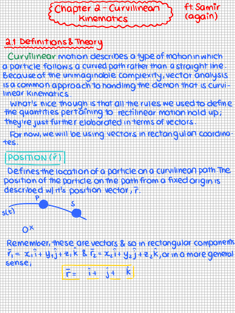 Chapter 2 kinematics | PDF
