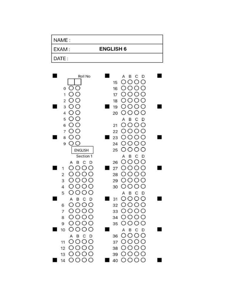 Answer Sheet Canva | PDF