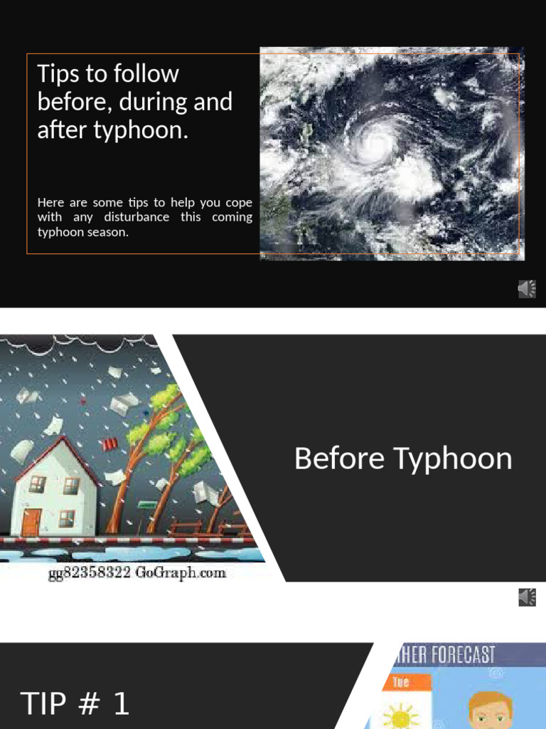 Tips To Follow Before, During and After The Typhoon | PDF