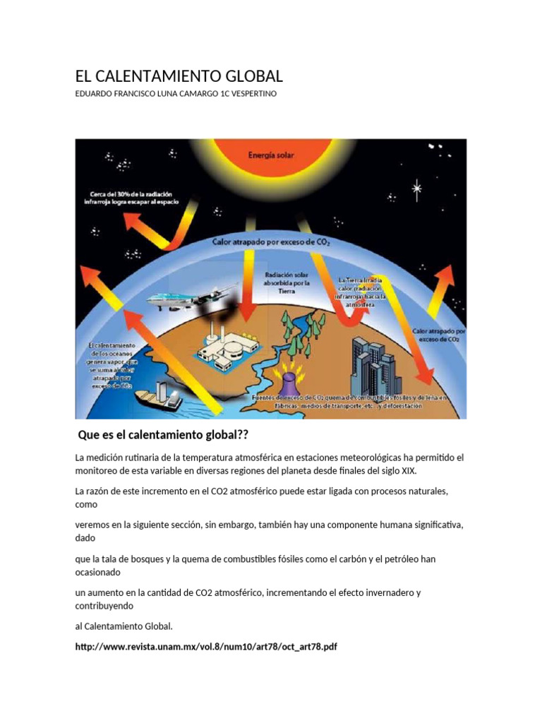 El Calentamiento Global | PDF
