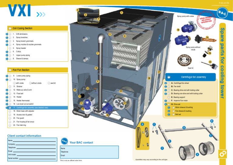 Uploads Media Document BAC Parts VXI SpareParts EN | PDF | Pump | Equipment