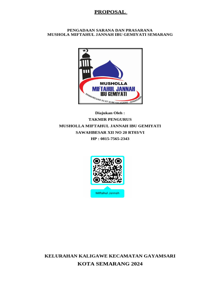 Proposal Miftahul Jannah Oktober 2024 | PDF
