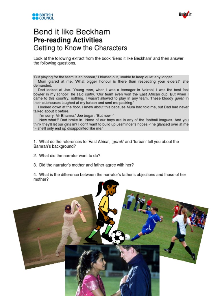 Bend It Like Beckham: Getting To Know The Characters | PDF ...