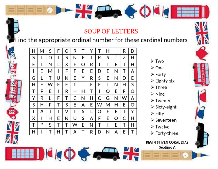 English Soup Letters | PDF