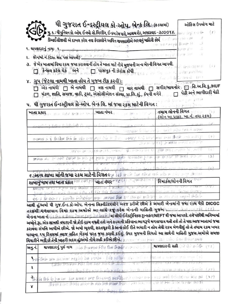 Gujarat Bank | PDF