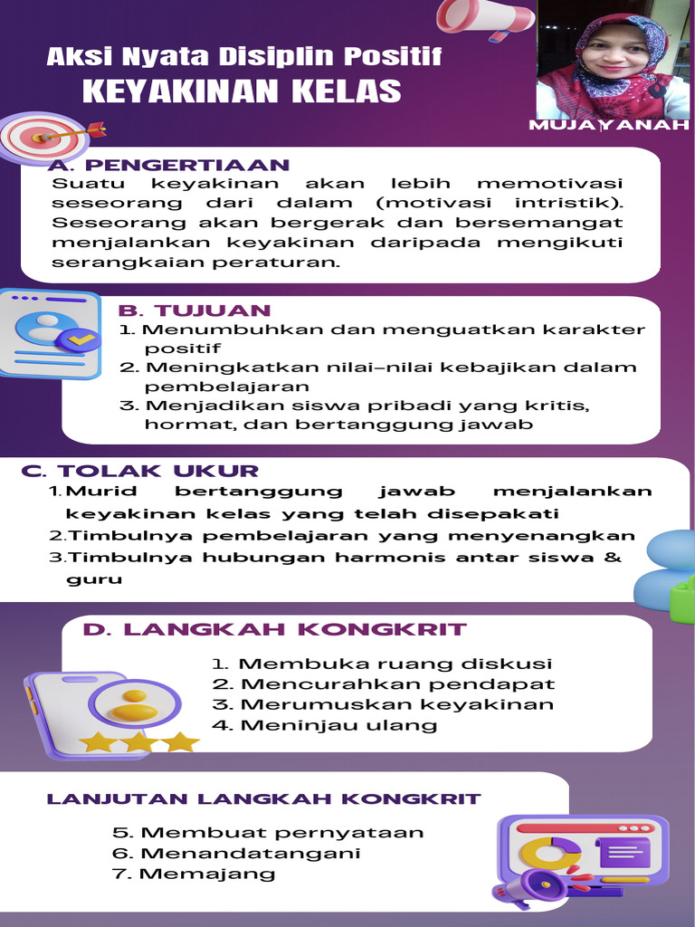 Poster Keyakinan Kelas | PDF