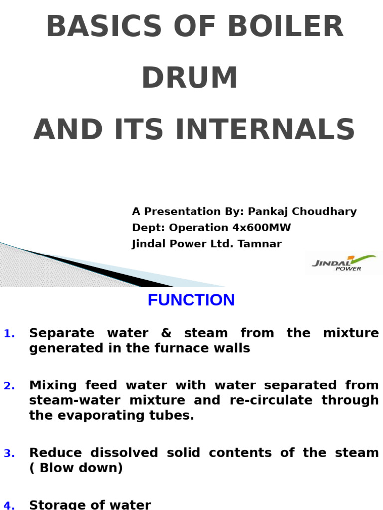 Boiler Drum Manufacturing Overview | PDF | Boiler | Water