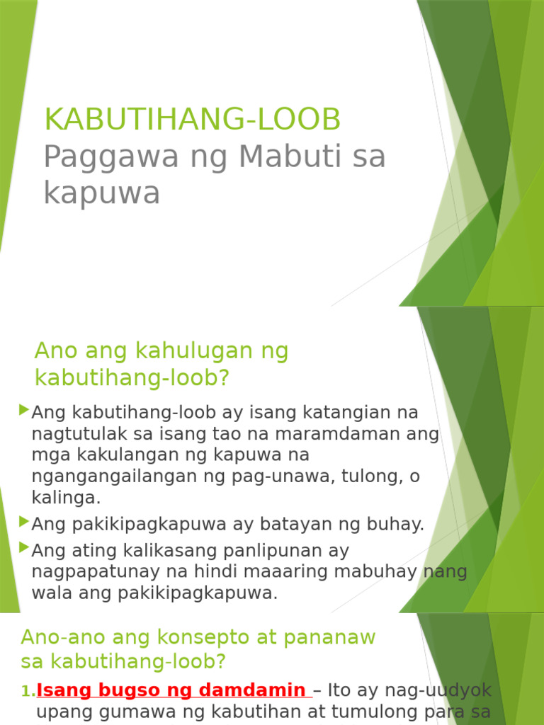 Paggawa NG Mabuti Sa Kapuwa, Lesson 3, 3RD Quarter | PDF