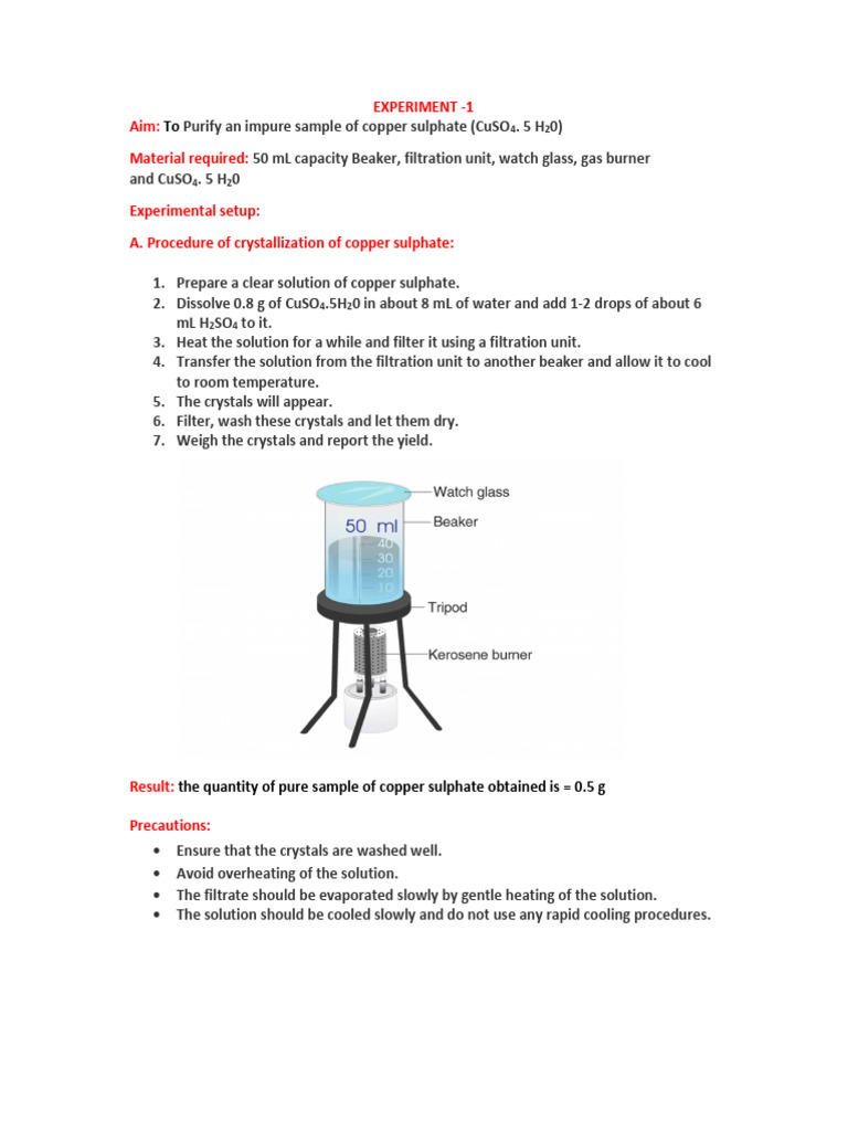 Class Xi Chemistry Practicals | PDF | Ammonium | Titration