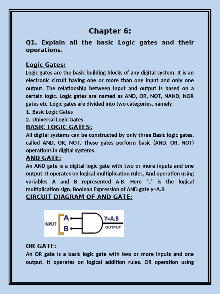 Digital-Logic- | PDF | Logic Gate | Boolean Algebra