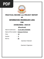 Practical File IT (402) Grade 10 (Blueprint) | PDF