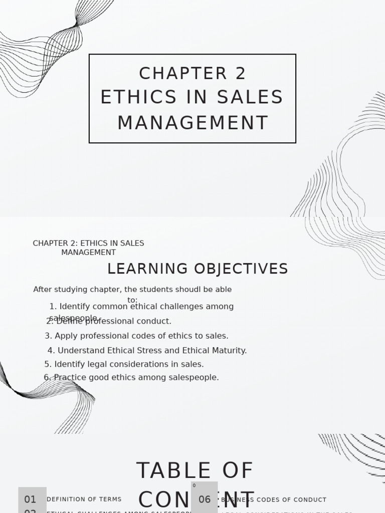 Ethical Challenges in Sales Management | PDF | Sales | Integrity