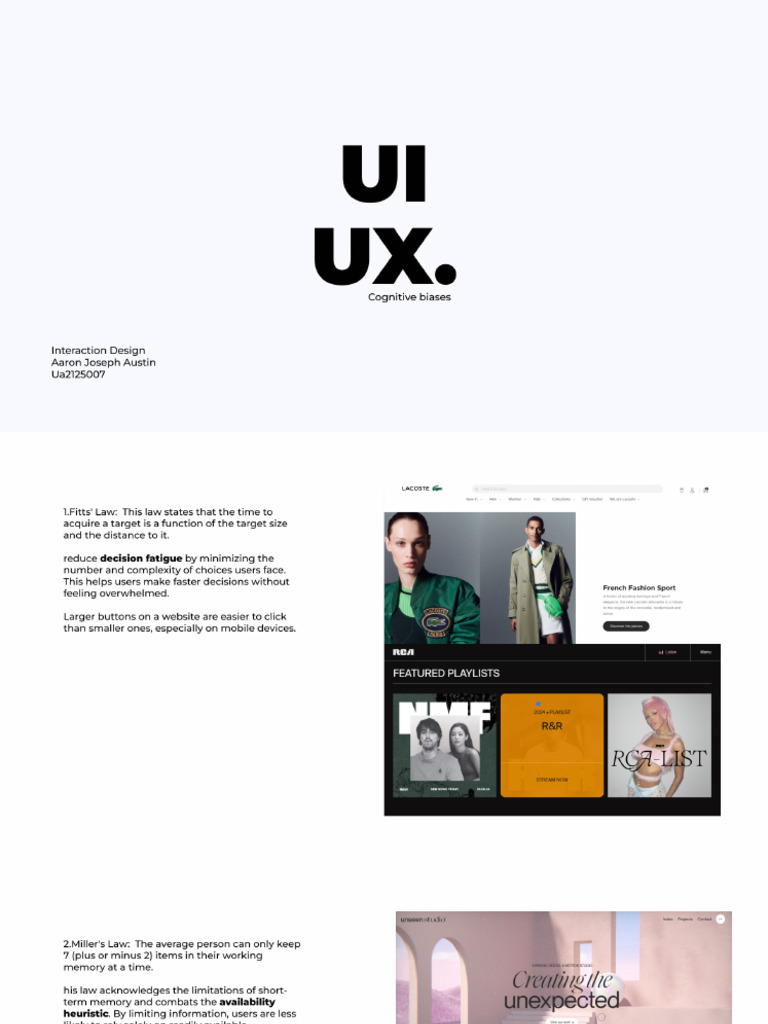 Uiux Cognetive Bias | PDF