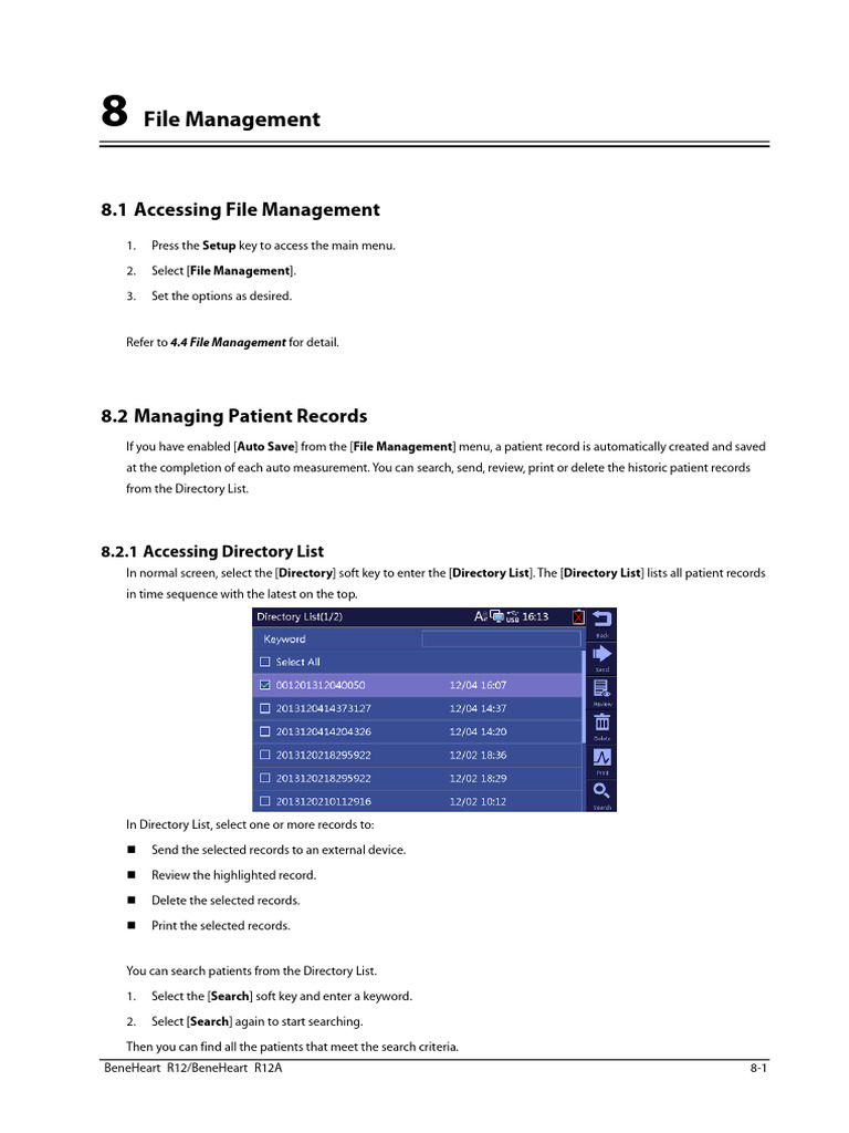 BeneHeart R12 File Management Guide | PDF | File Transfer Protocol ...