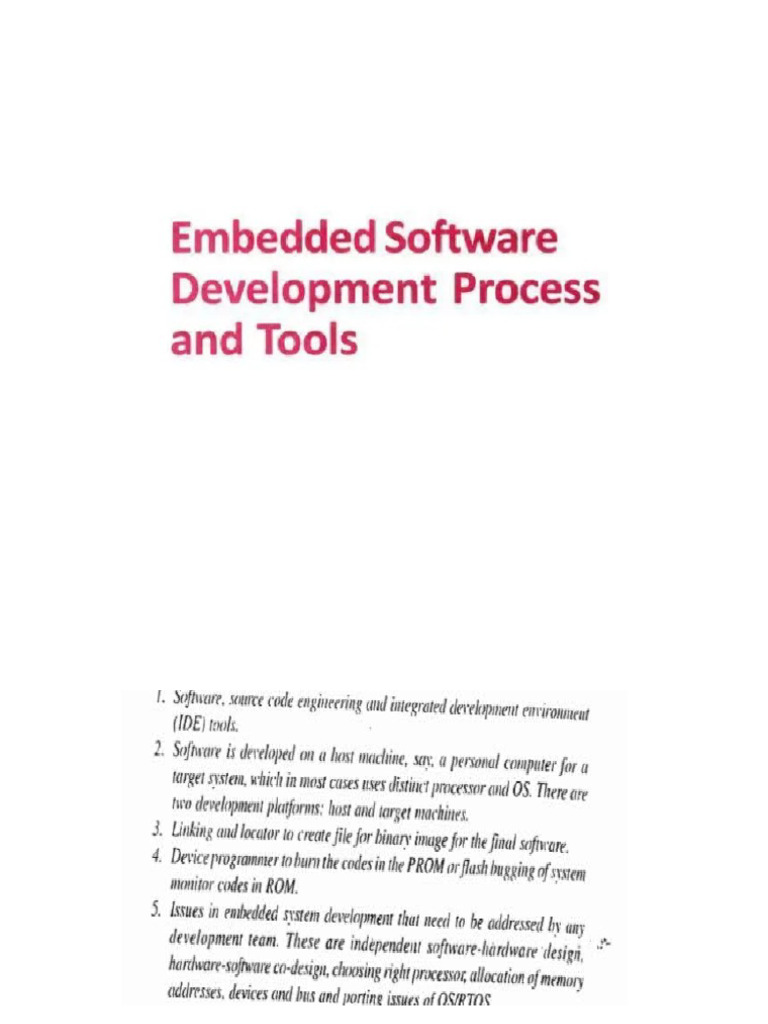 Embedded Systems Unit 8 | PDF