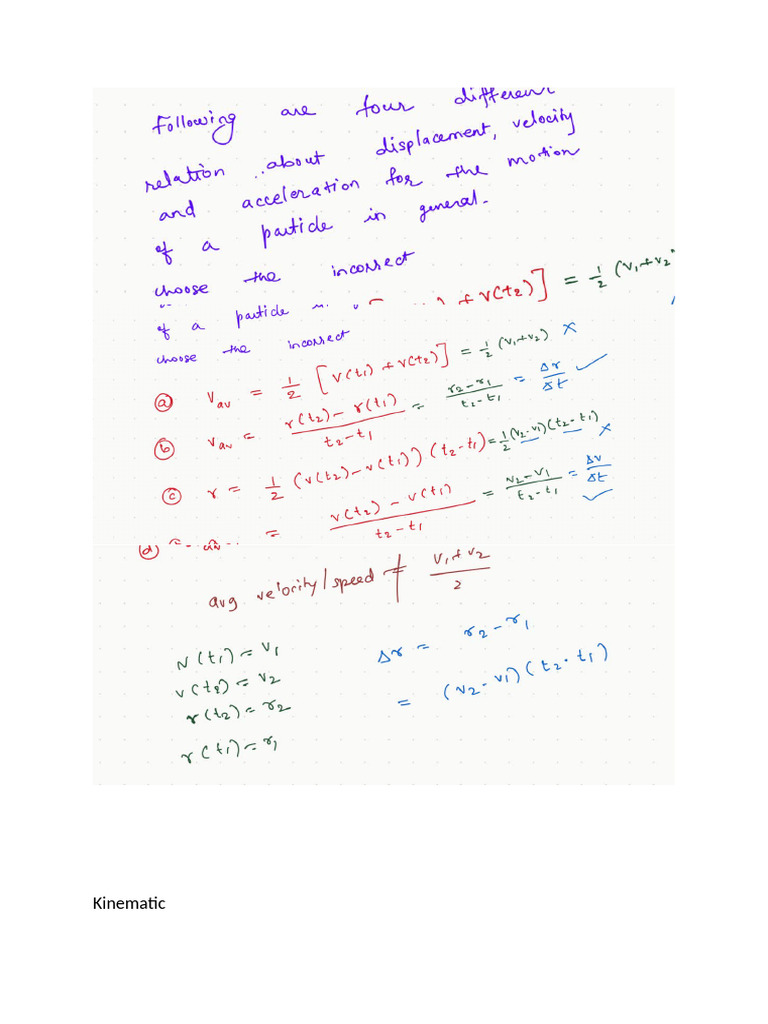 Imp Derivation Motion in Plane and Gravitation | PDF