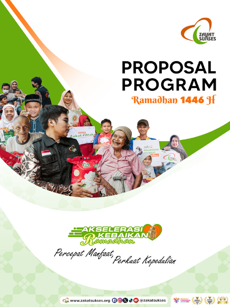 Proposal Ramadhan 1446 H - Zakat Sukses | PDF