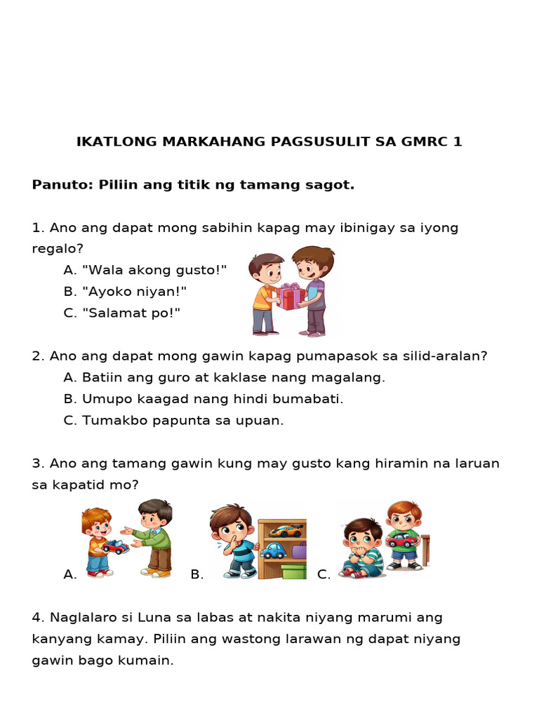 3RD PT in GMRC | PDF
