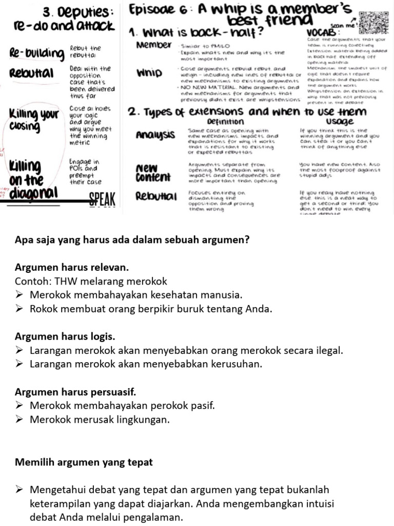 Strategi Sanggahan dalam Debat | PDF