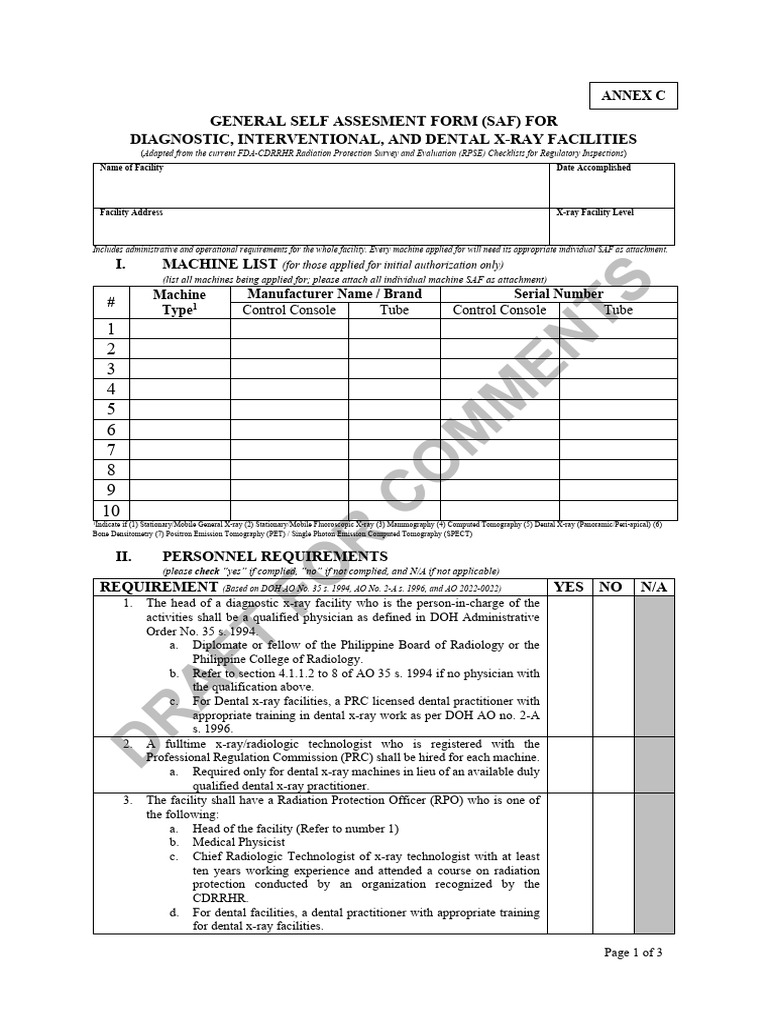 Annex-C | PDF | X Ray | Ct Scan