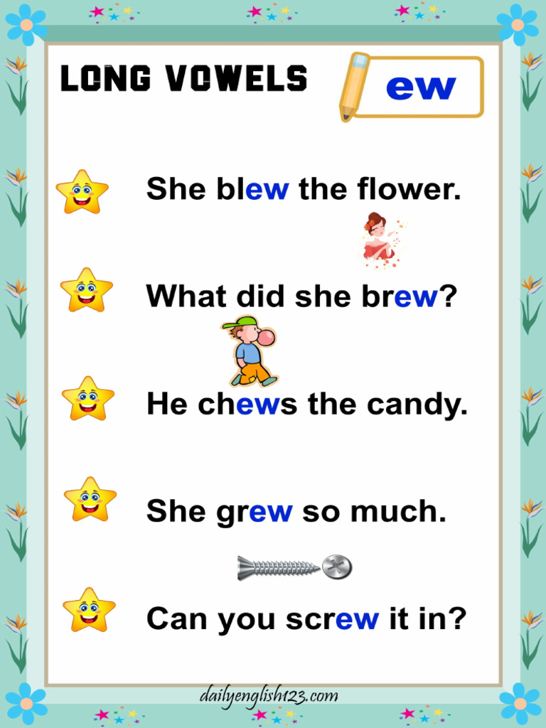 Long Vowel Reading 16 | PDF