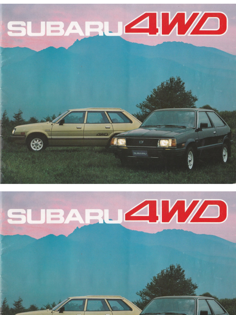 Brochure SUbaru 4WD | PDF