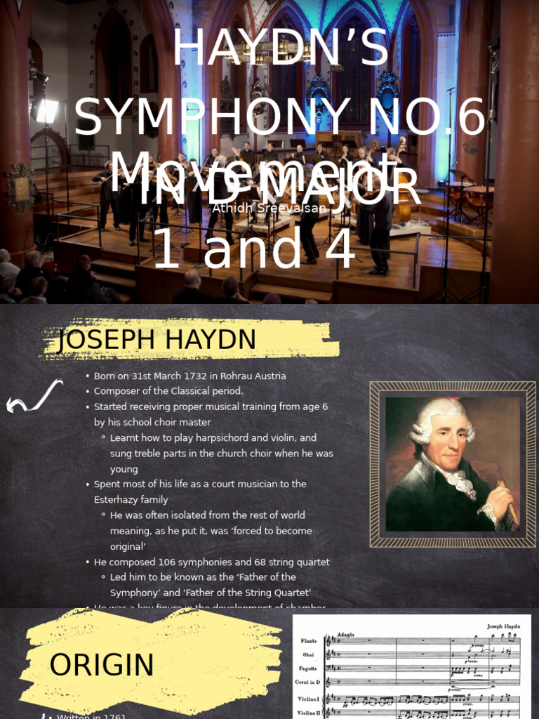 Haydn Symphony Number 6 | PDF | Classical Music | Musical Forms