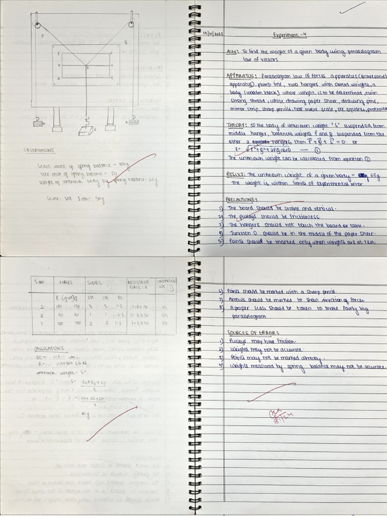 Physics Grade 11 Practical File Term 2 | PDF
