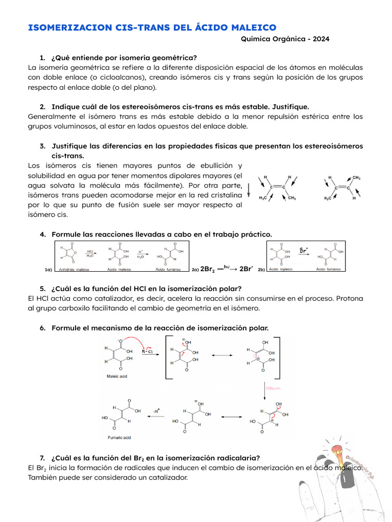 6. Isomerización | PDF | Isómero | Ácido