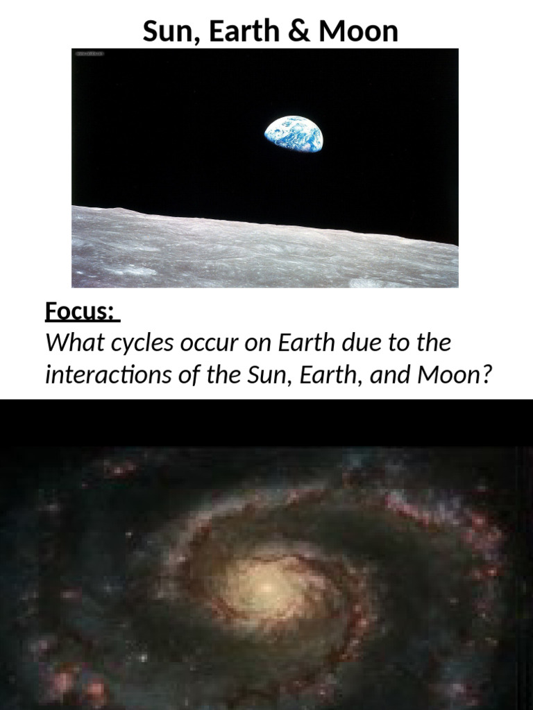 Sun-Earth-Moon Cycles Explained | PDF | Moon | Tide