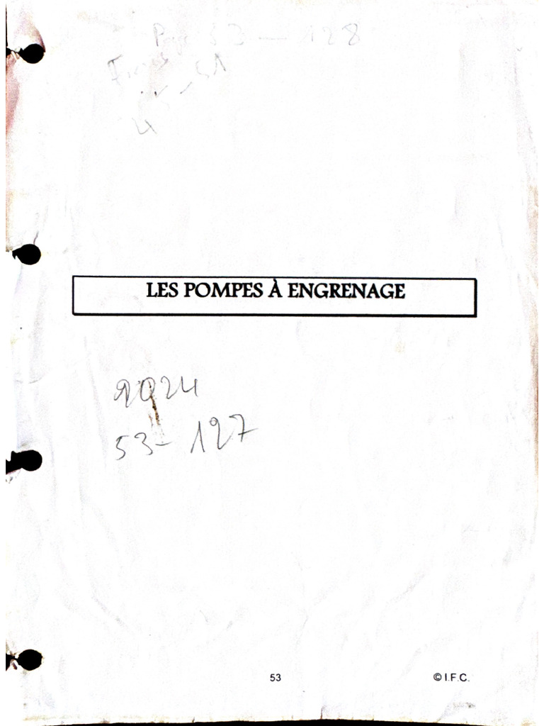 Les Pompes Hydrauliques | PDF