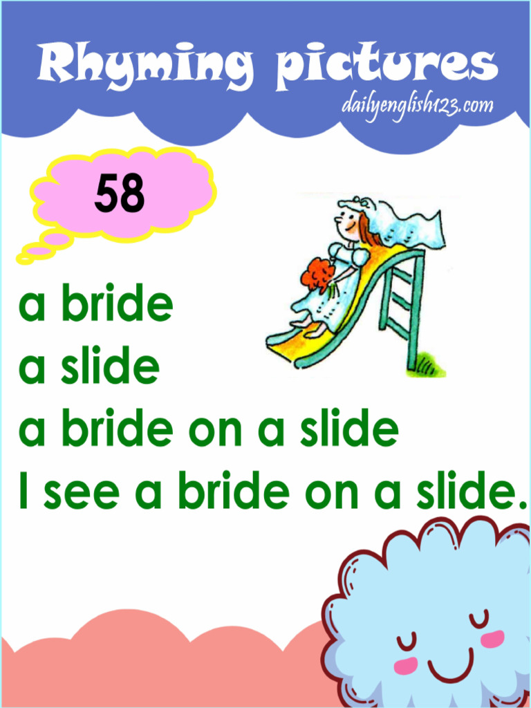 Rhyming Pictures 58 | PDF