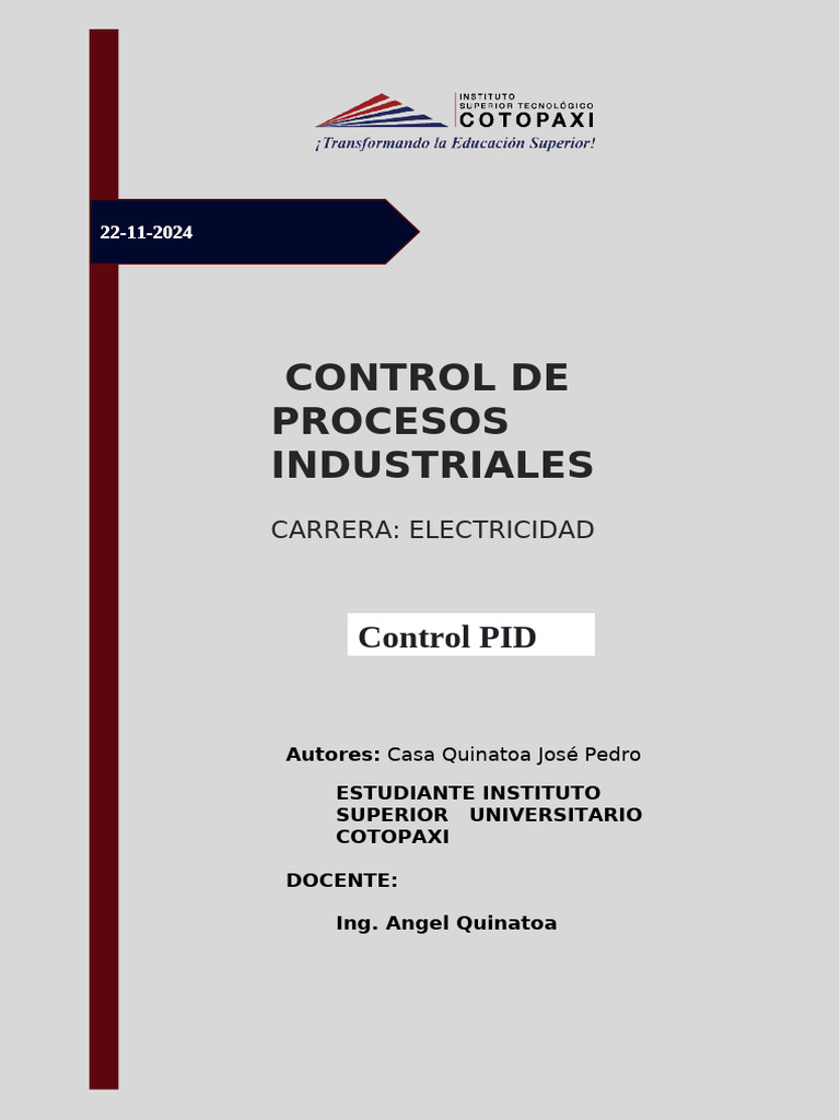 Control PID | PDF