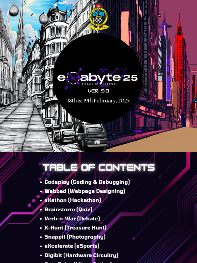 eXabyte 2k25 Rulebook Final | PDF | Computing