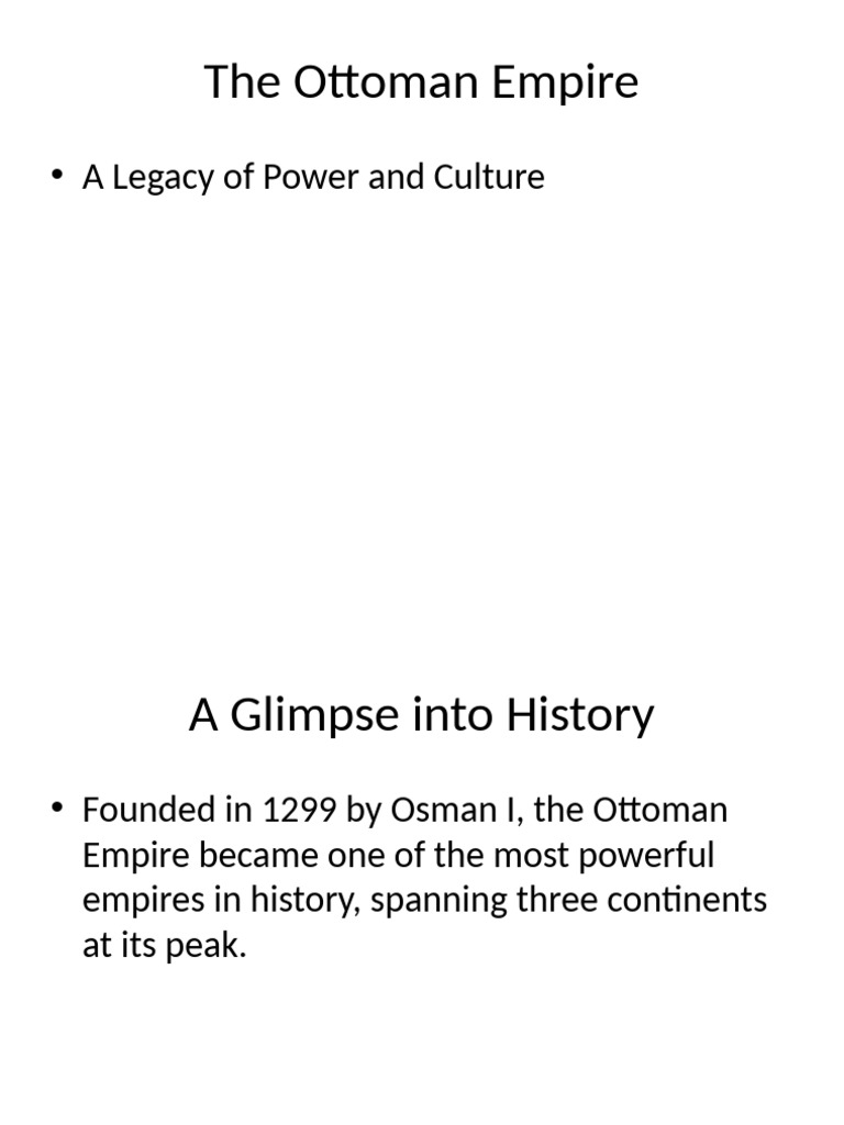 The Ottoman Empire: Power and Legacy | PDF