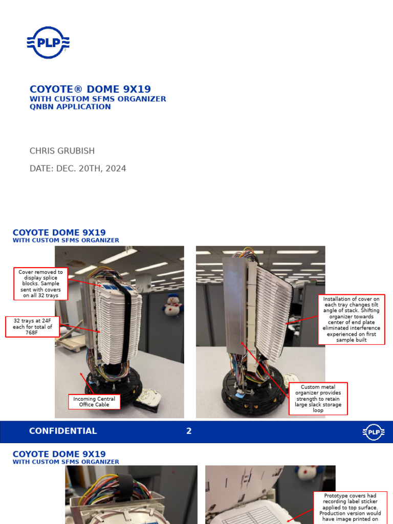 COYOTE Dome 9x19 SFMS Custom Organizer Details | PDF