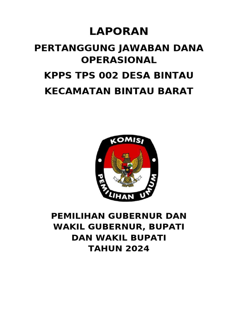 SPJ KPPS Pilkada | PDF