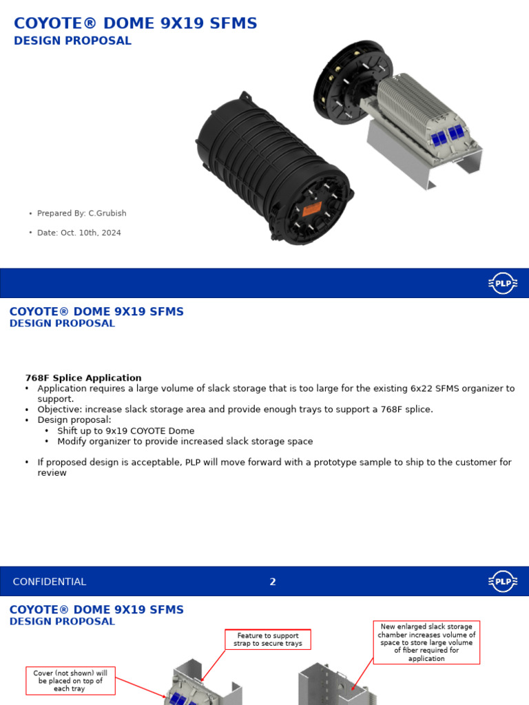 COYOTE SFMS 919 - Design Modificaiton Proposal 101024 | PDF