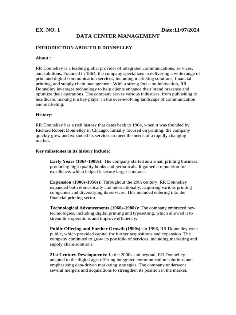 IT INFRASTRUCTURE | PDF | Data Center | Cloud Computing