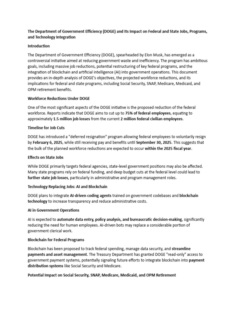 Doge Goals? According To #ChatGTP | PDF | Medicare (United States ...
