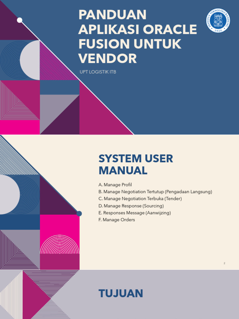 PANDUAN-APLIKASI-ORACLE-FUSION-UNTUK-VENDOR | PDF
