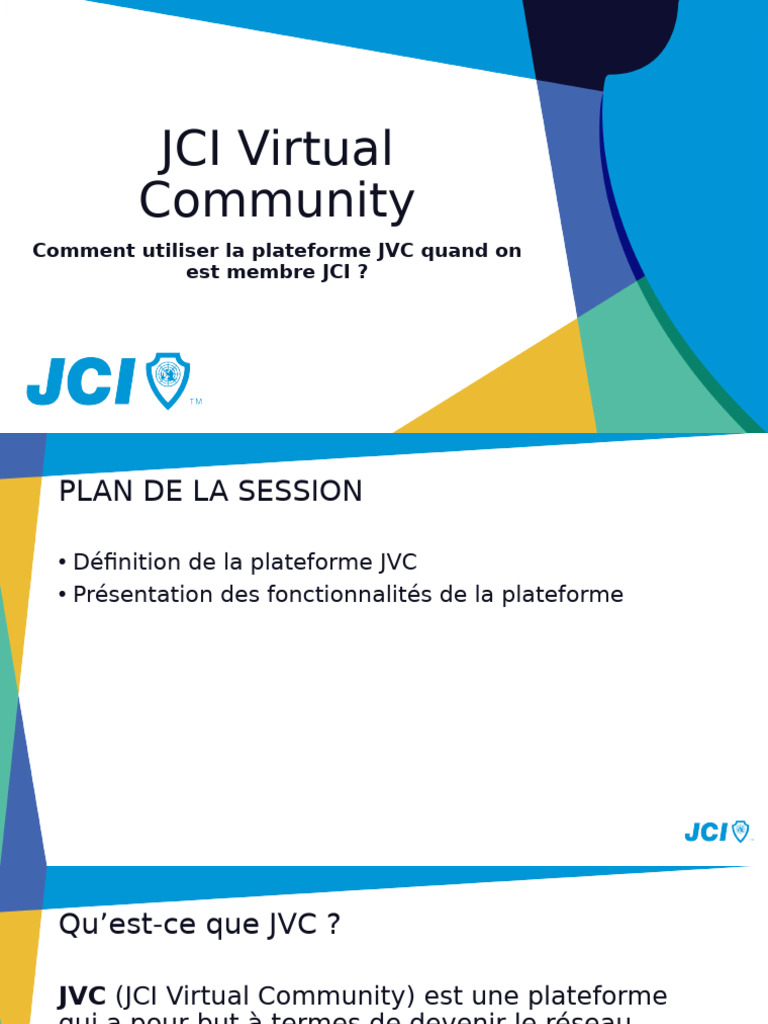 JCI Virtual Community: Comment Utiliser La Plateforme JVC Quand On Est ...
