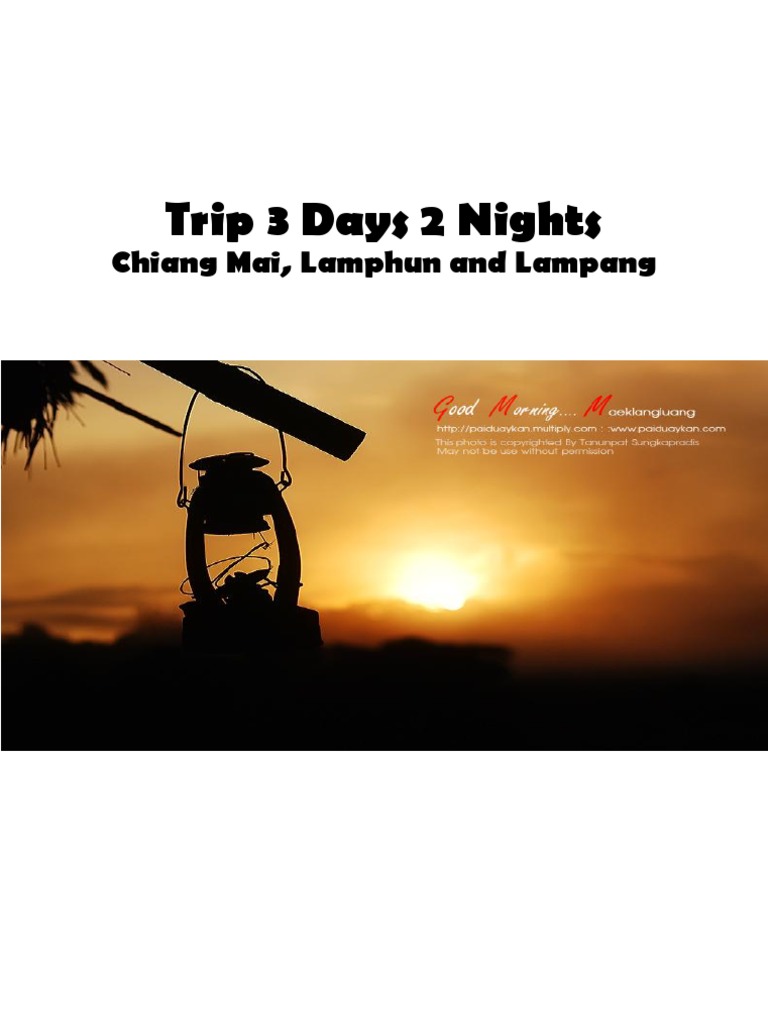 Trip 3 Days 2 Nights | PDF