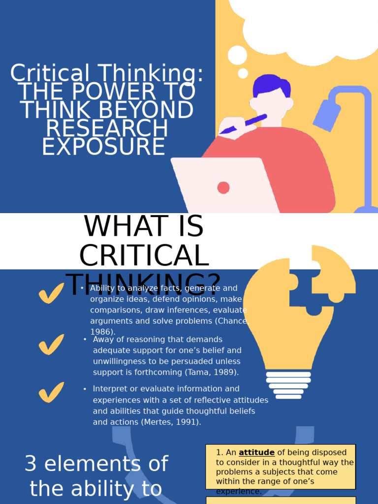 Critical Thinking in Education: A Guide | PDF | Critical Thinking | Thought