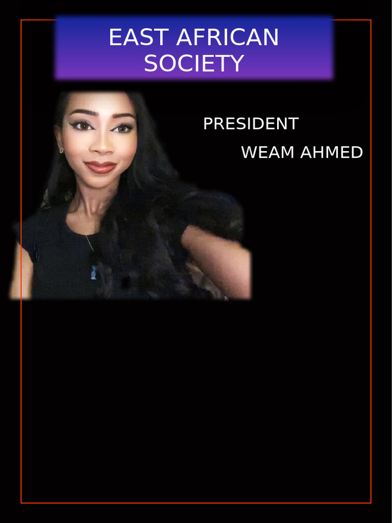East African Society Welcome | PDF