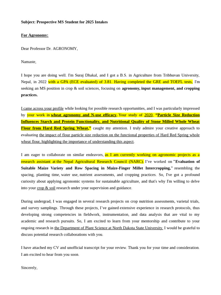 mail_format | PDF | Agronomy | Agriculture