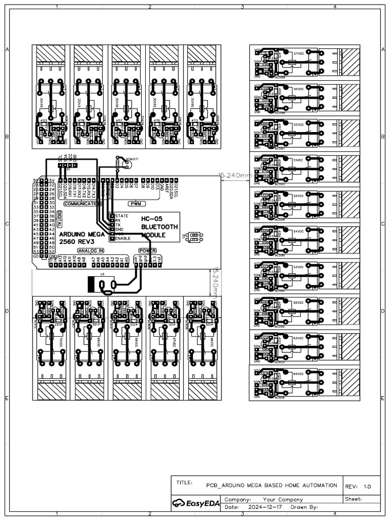 PCB PCB Arduino Mega Based Home Automation 2024 12-17-012604 | PDF